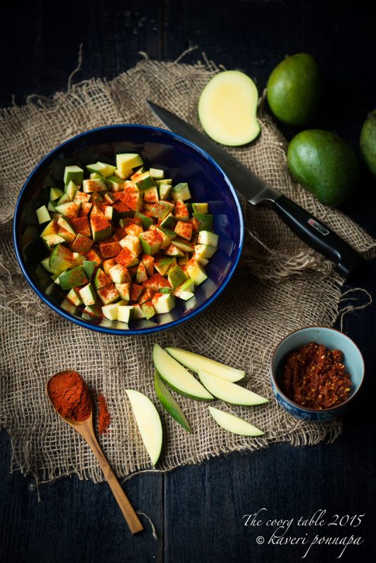 Mango Pickle and Fine Rice - Kaveri Ponnapa