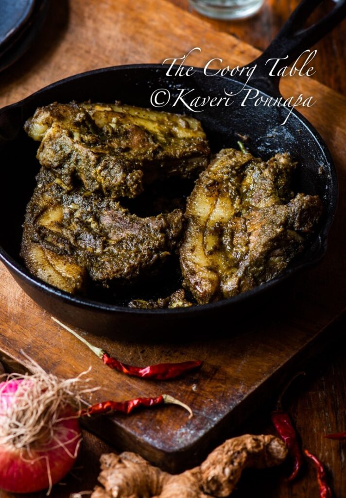 Flavours of a Coorg Monsoon - Bamboo Shoots Fry - Kaveri Ponnapa